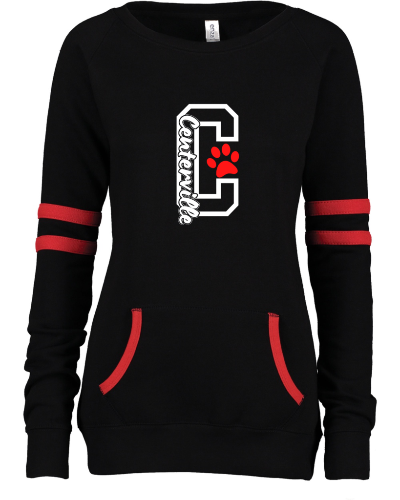 Centerville Ladies Varsity Fleece Crew Neck Pullover ("C" Logo ...